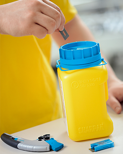 Used Blade Containers, Buy Used Safety Knife Blade Container